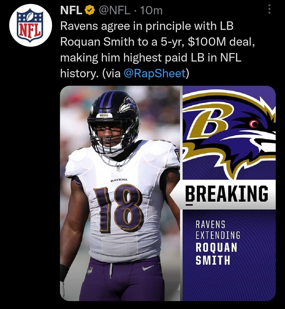 Roquan Smith stays with Ravens - Baltimore Ravens War Room - The Den