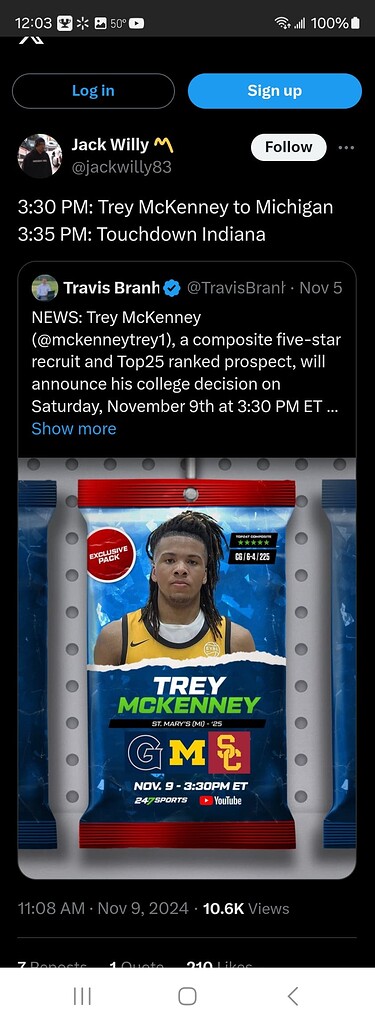 Michigan Recruiting - The Den