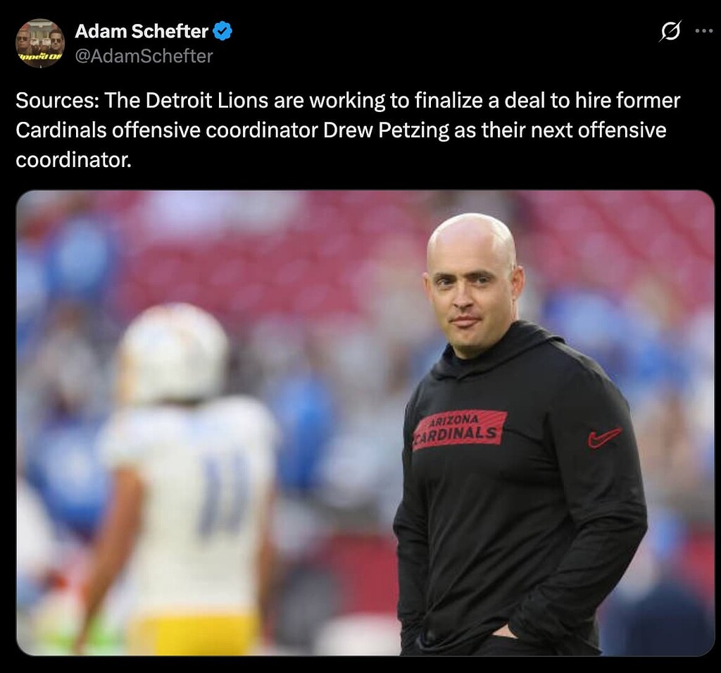 Drew Petzing is the new Lions OC - Page 27 - The Den