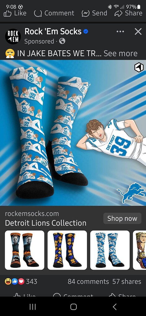 Jake Bates socks - The Den