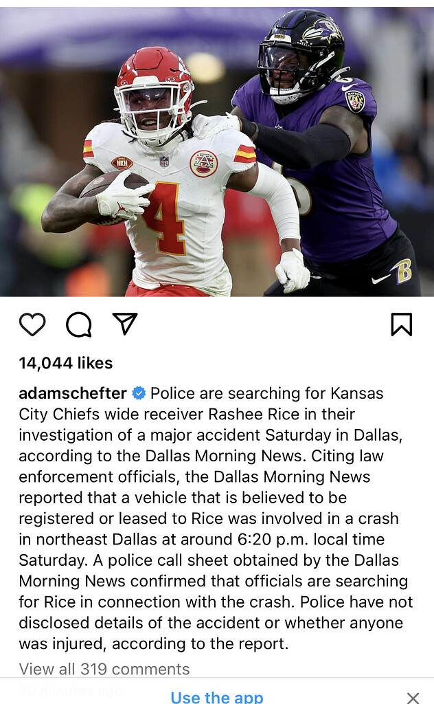 Rashee Rice on the run too? - Page 5 - The Den