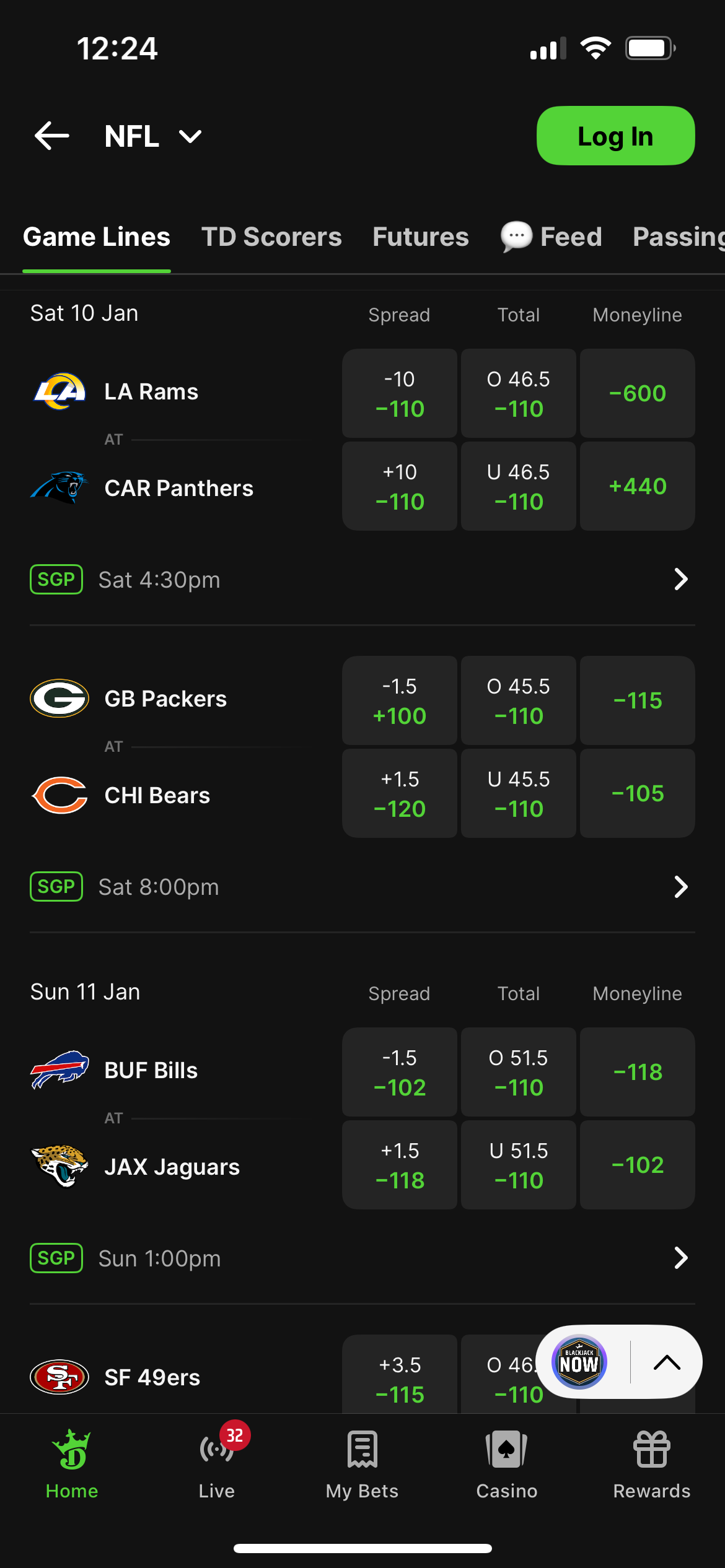 Packers favorites at Bears - The Den