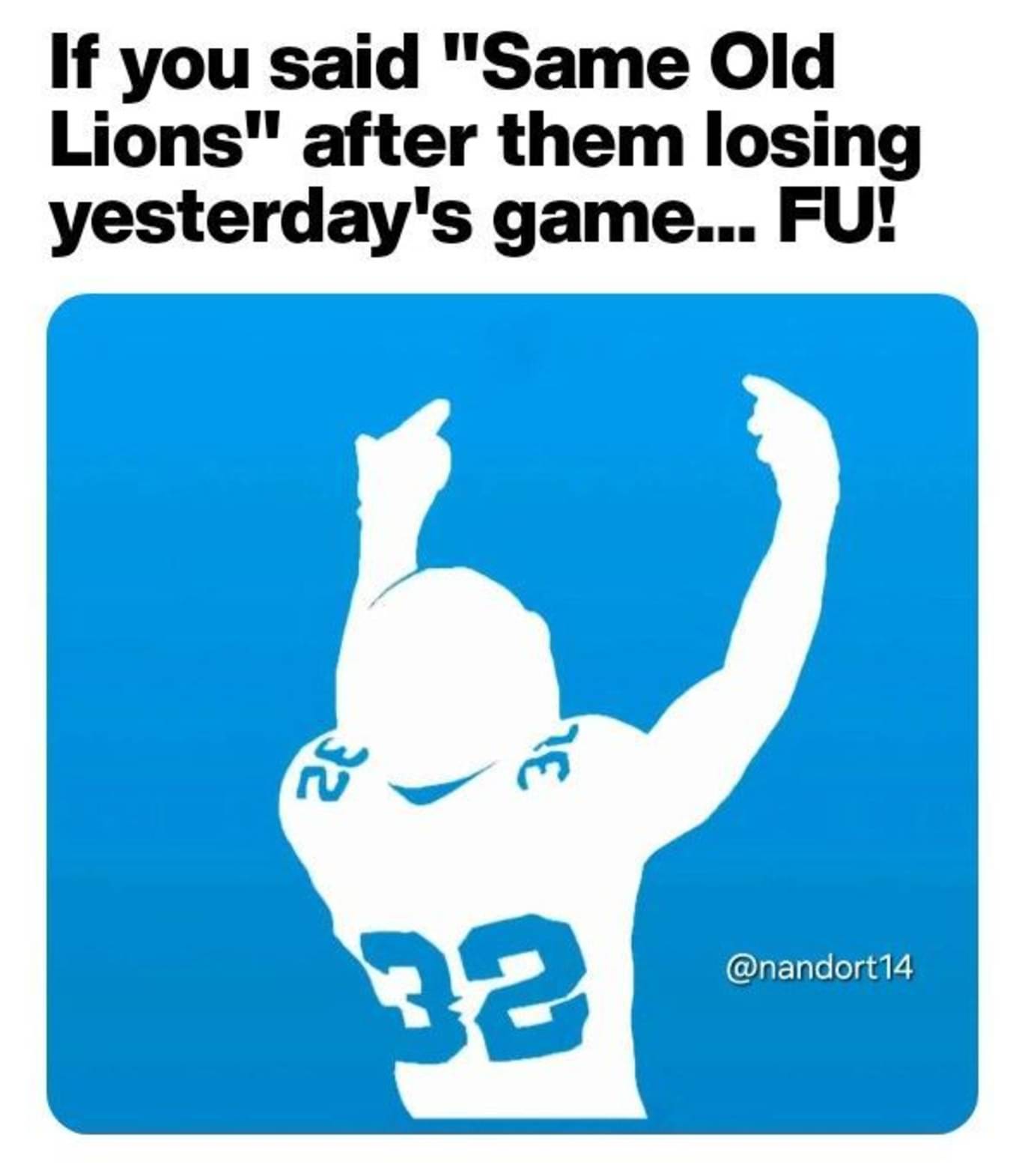 Are we done crying and making excuses yet? - The Den