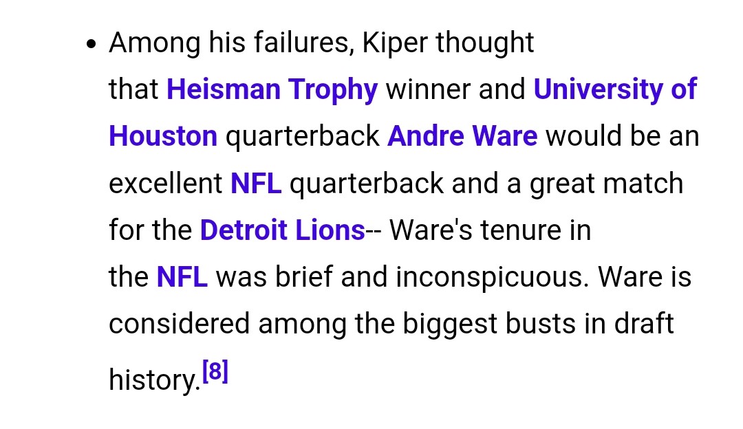 Why don't people like Mel Kiper Jr.? - Page 2 - The Den