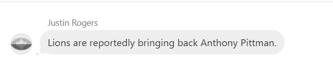 Lions reportedly bringing back Anthony Pittman - The Den